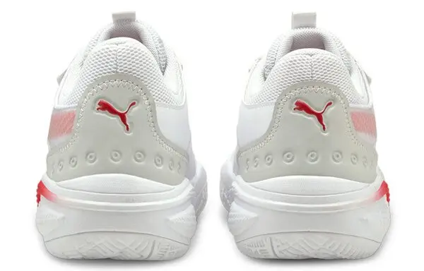 PUMA Court Rider Team Low Top Sneakers - White/red