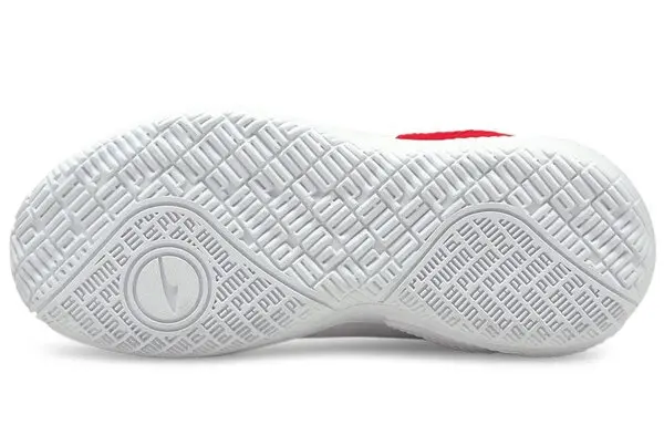 PUMA Court Rider Team Low Top Sneakers - White/red