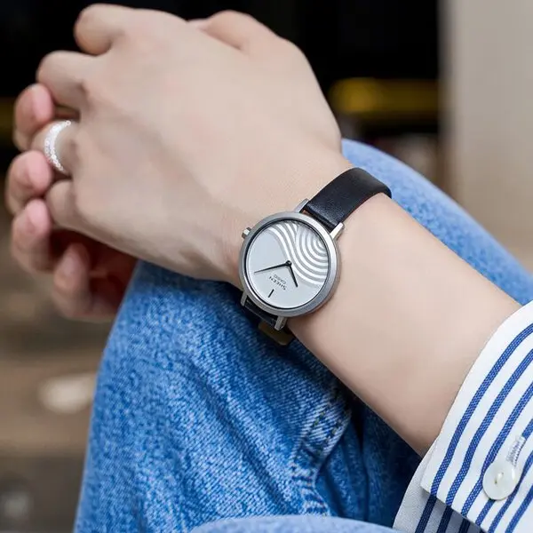 Casio Sheen Analog Leather Strap Watch