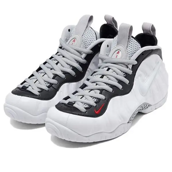 Nike Foamposite Pro High Top Sneakers - White/black