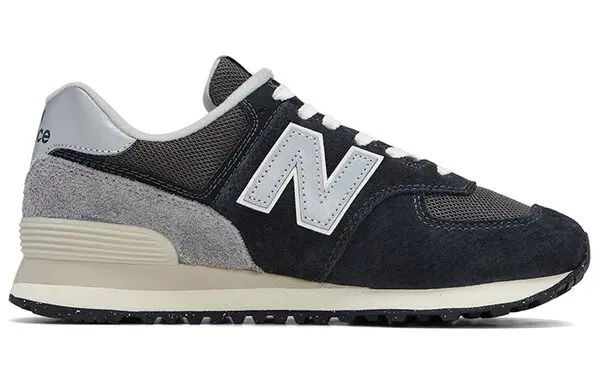 NEW BALANCE 574 Sneakers - Black/white/grey