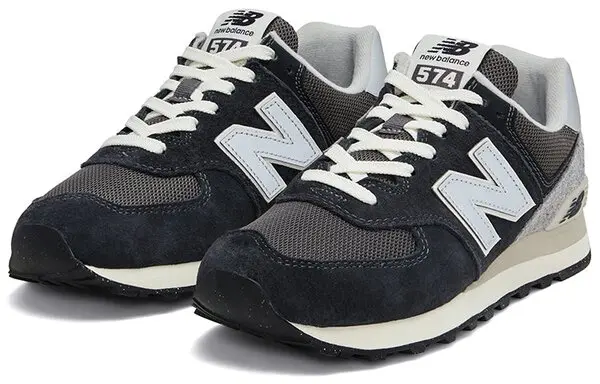 NEW BALANCE 574 Sneakers - Black/white/grey