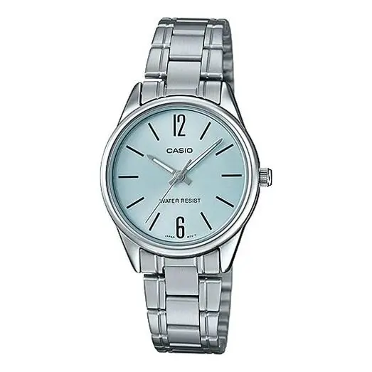 Casio Quartz Waterproof Stainless Steel Strap Analog - Silver