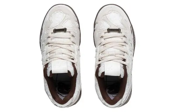 LI-NING Moon White Sneakers - White/brown