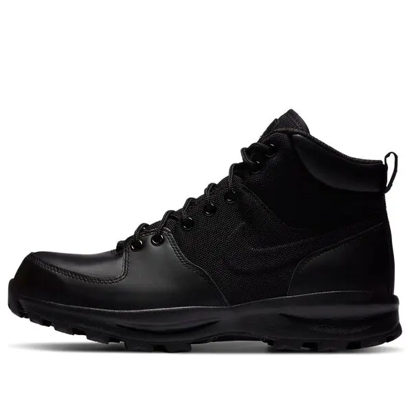 Nike Manoa Leather Txt High Top Boots - Black