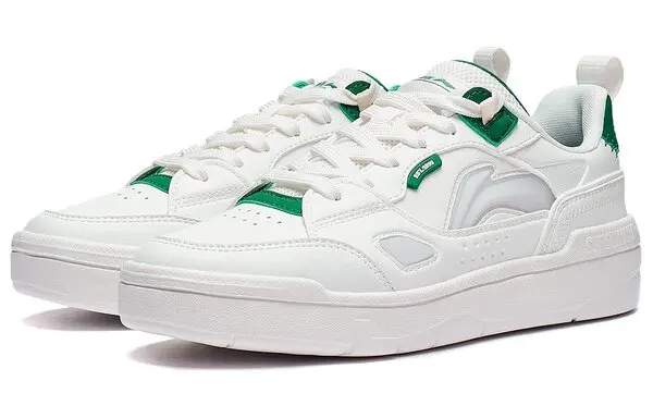 LI-NING Common 80s Sneakers - White/grey/green