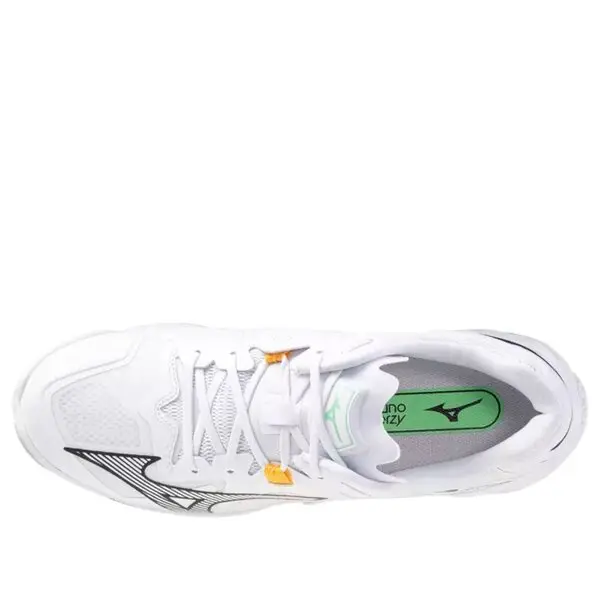 Mizuno Wave Lightning Z8 Athletic Sneakers - White/black/frozen Emerald