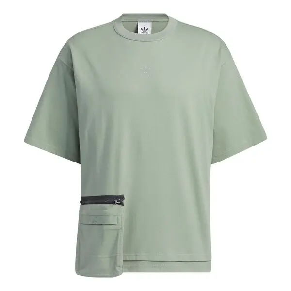 Adidas Originals Workwear Short Sleeve T-shirt - Silver Green