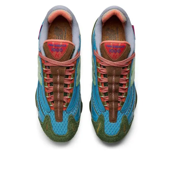 NEW BALANCE Salehe Bembury X 1000 "fog Be The Cloud" Sneakers - Blue/green/orange