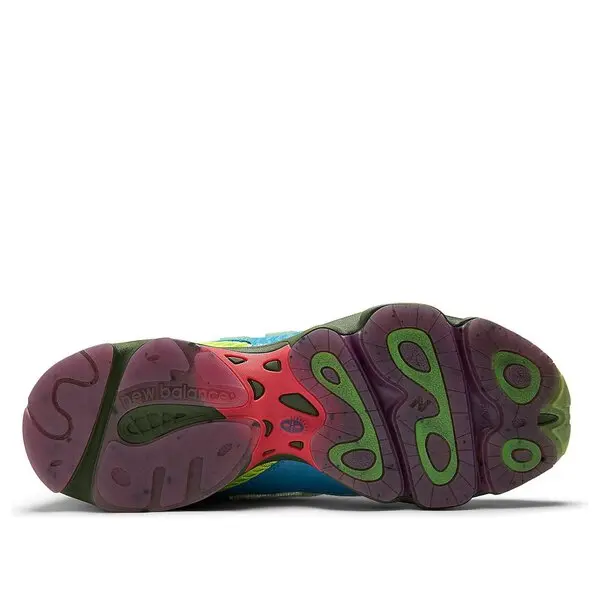 NEW BALANCE Salehe Bembury X 1000 "fog Be The Cloud" Sneakers - Blue/green/orange