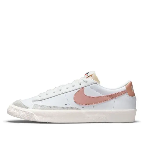 Nike Blazer Low '77 "white Rose Whisper" Sneakers - White/gray/pink