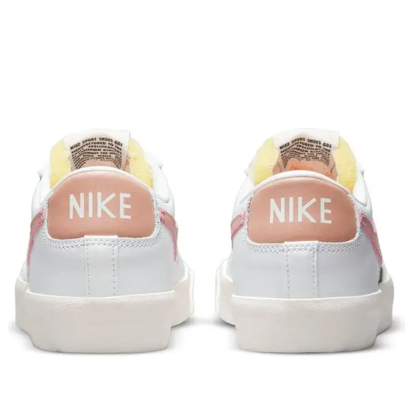Nike Blazer Low '77 "white Rose Whisper" Sneakers - White/gray/pink