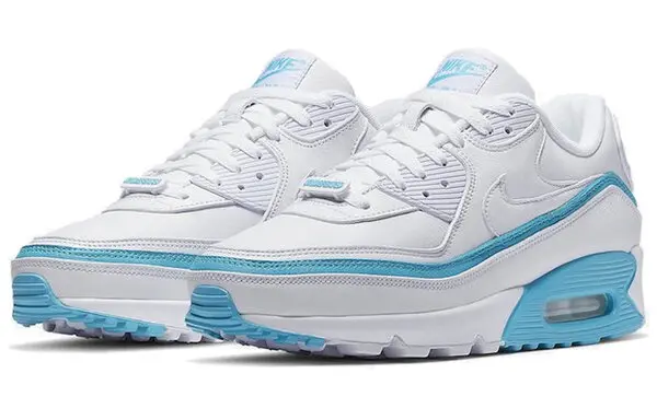 Nike X Undefeated Air Max 90 - White/blue Fury