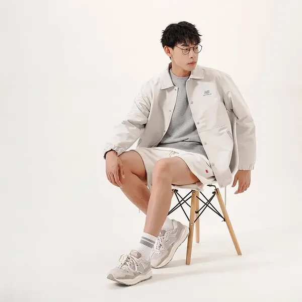 NEW BALANCE 57/40 Athletic Sneakers - Light Gray