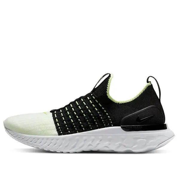 Nike React Phantom Run Flyknit 2 Athletic Sneakers - Black