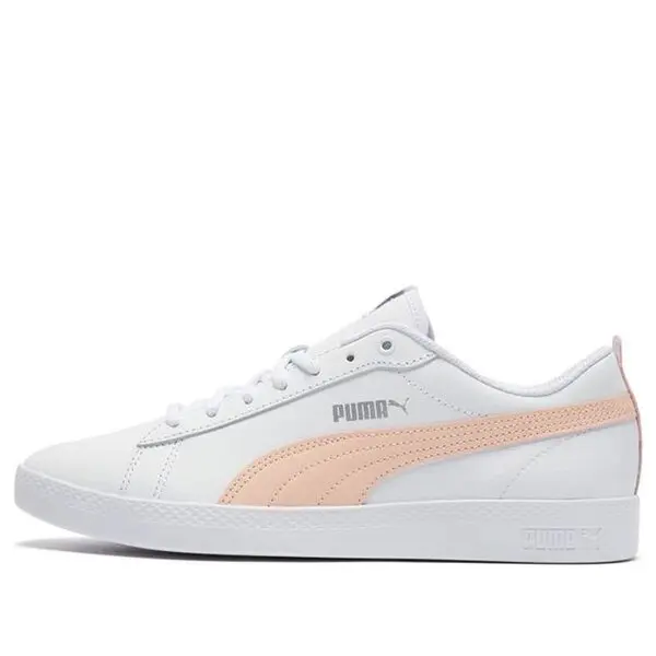 PUMA Smash V2 L "peach Paefait" Sneakers - White/pink