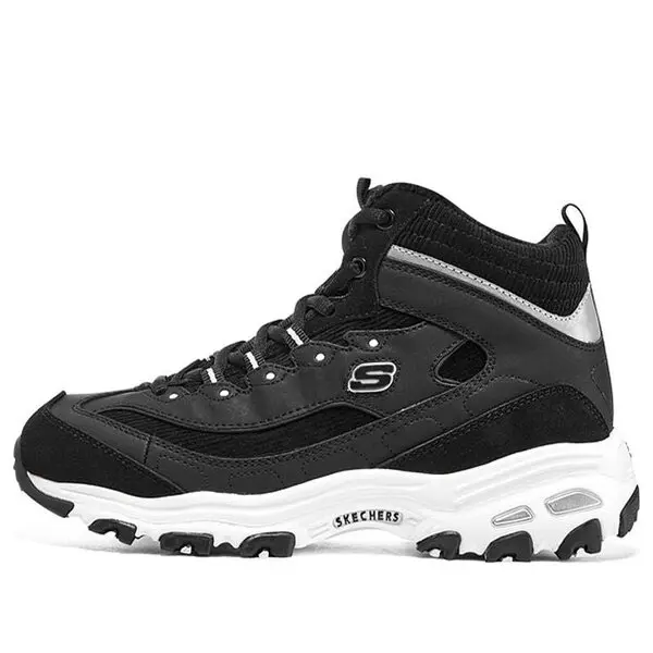 Sketchers D'lites High Top Sneakers - Black