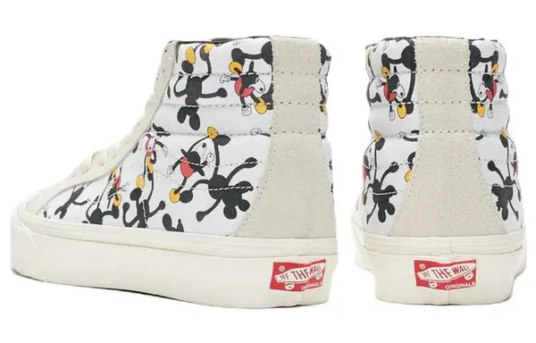 VANS Sk8-hi Disney X Geoff Mcfetridge High Top Sneakers - White