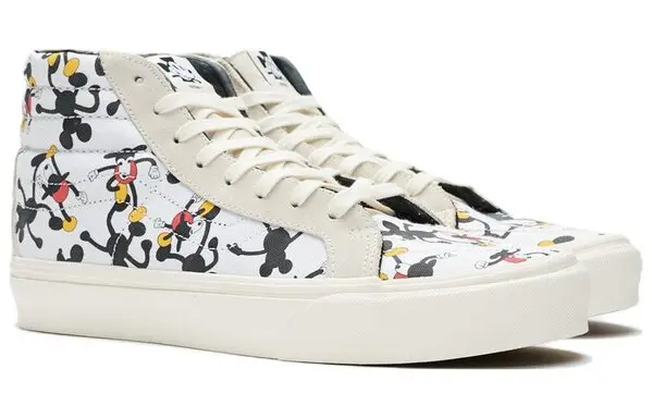 VANS Sk8-hi Disney X Geoff Mcfetridge High Top Sneakers - White