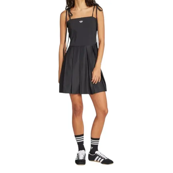 Adidas Ribbon Pleated Mini Dress