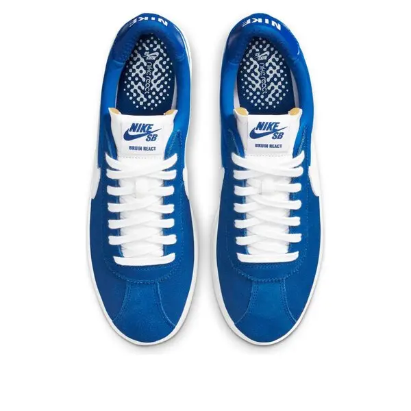 Nike Bruin React Sb 'team Royal' Sneakers - White/blue