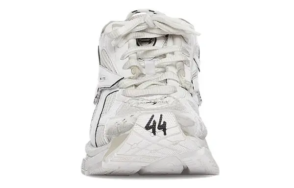 Balenciaga Runner Sneakers - White/black