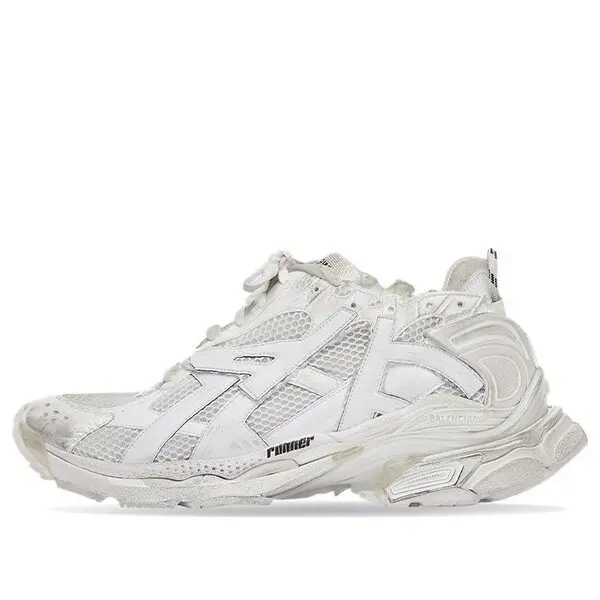 Balenciaga Runner Sneakers - White/black