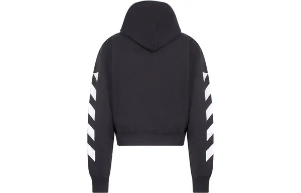 Off-White Diagonal Stripe Pullover Hoodie