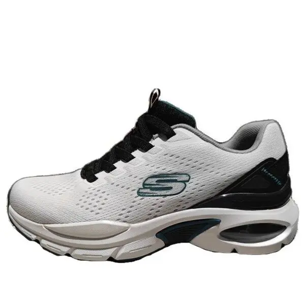 Sketchers Skech-air Ventura Lace-up Athletic Sneakers - White/black