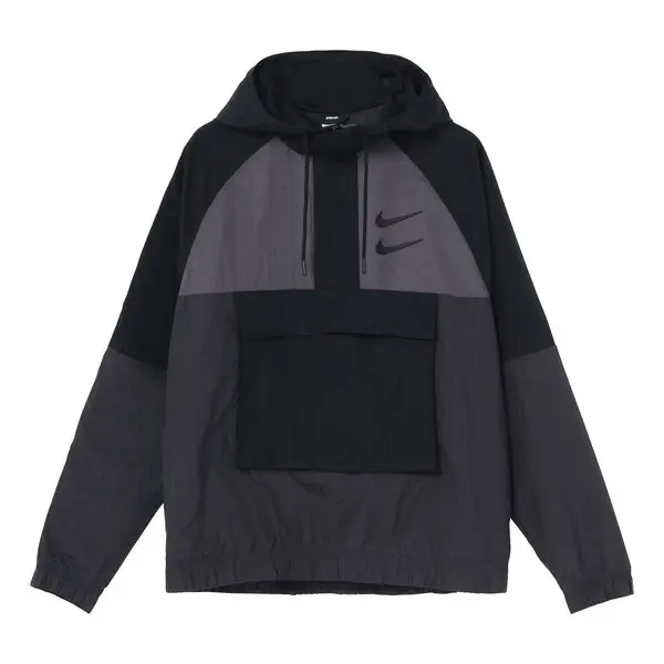 Nike As Nsw Swoosh Jkt Wvn Nfs Casual Sports Woven Jacket - Black