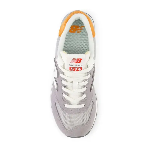 NEW BALANCE 574 "grey Orange" Sneakers - Grey/orange