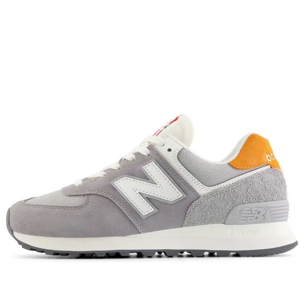 NEW BALANCE 574 "grey Orange" Sneakers - Grey/orange