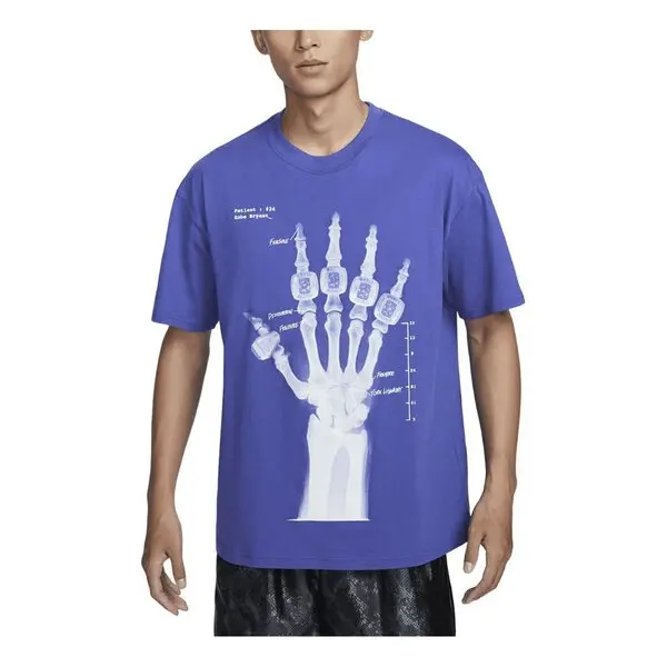 Nike Kobe T-shirt Asia Sizing 'x-ray Blue - Light Concord