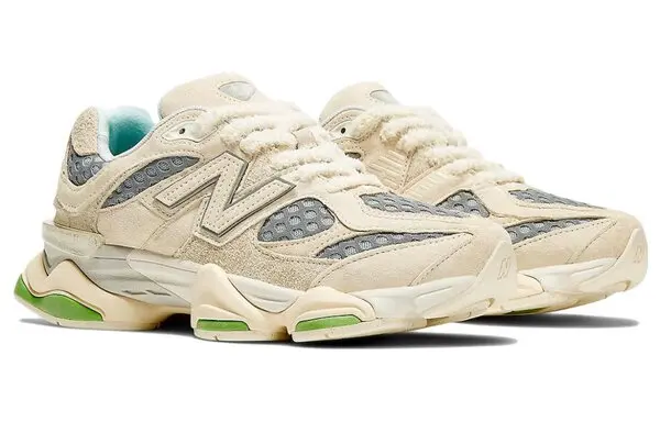 NEW BALANCE 9060 X Bricks & Wood Sneakers - Cream/green