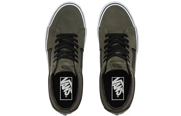 VANS Sk8-mid Sneakers - Green/black