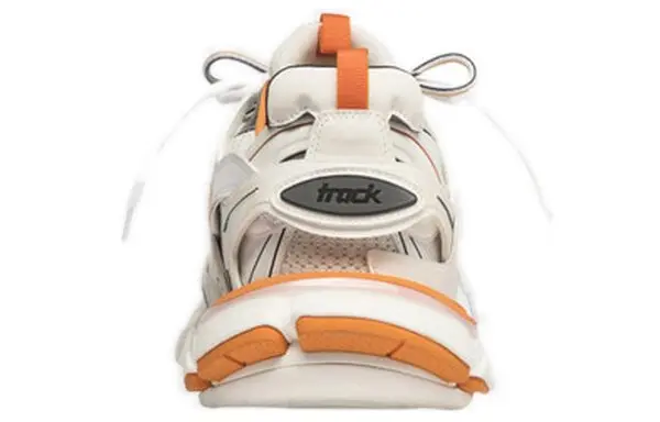 Balenciaga Track Trainer Sneakers - White/orange