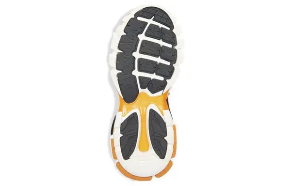 Balenciaga Track Trainer Sneakers - White/orange