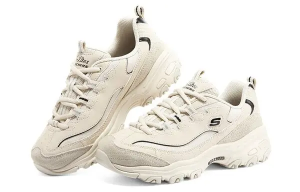 Sketchers D'lites 1.0 Sneakers - White/black