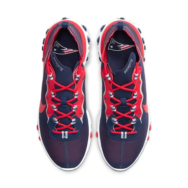 Nike Nfl X React Element 55 "new England Patriots" Sneakers - Red