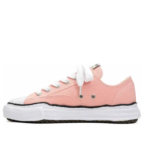 Mihara Yasuhiro Peterson Og Sole Canvas Low Top Sneakers - Pink/white