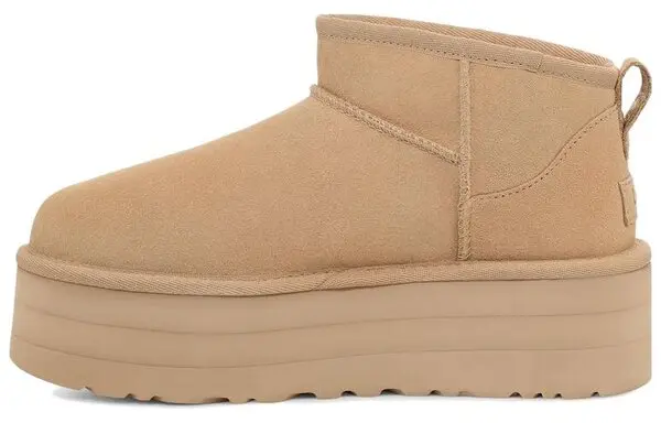 UGG Classic Ultra Mini Platform Boots - Light Greybrown