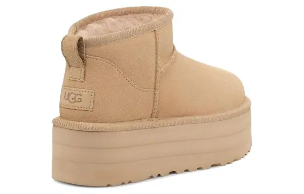 UGG Classic Ultra Mini Platform Boots - Light Greybrown