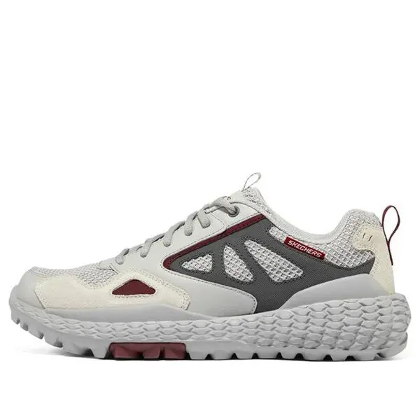 Sketchers Monster Lace-up Athletic Sneakers - Light Gray