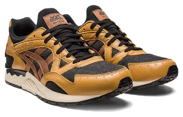 Asics Gel-lyte V "modern Patchwork" Sneakers - Brown/black