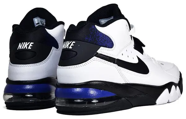 Nike Force Max High Top Sneakers - White/black/cobalt