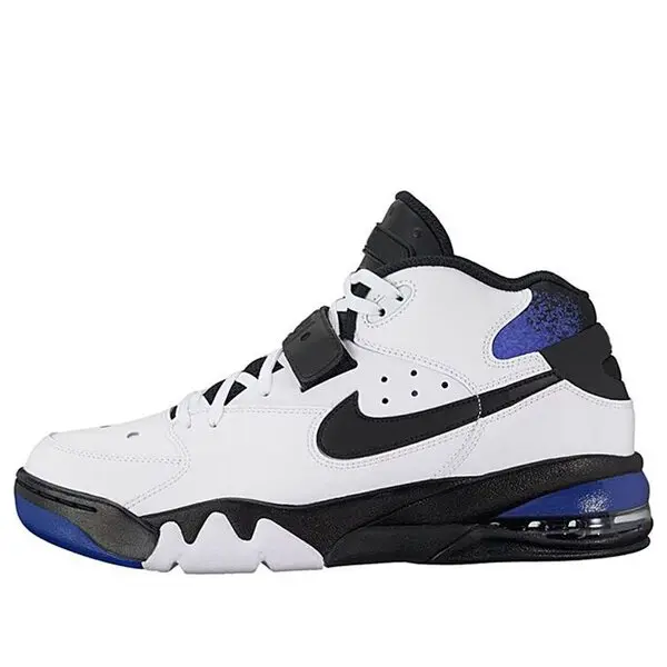 Nike Force Max High Top Sneakers - White/black/cobalt