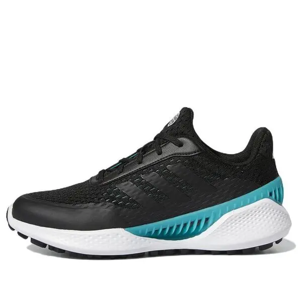 Adidas Summervent Recycled Polyester Spikeless Golf Shoes - Core Black/mint Rush