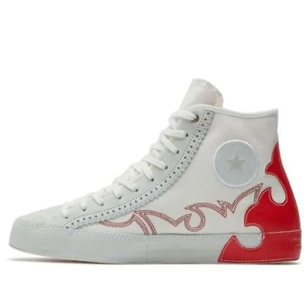 CONVERSE Chuck Taylor All Star Sasha High Top Sneakers - White/red