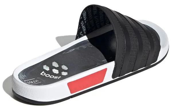 Adidas Adilette Slides Premium 'nmd_r1 - Black/blue/red