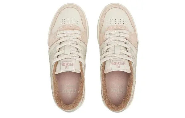 Fendi Match Low Top Sneakers - Pink/beige